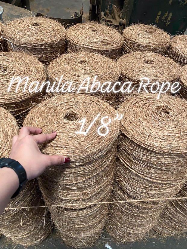 Abaca Rope/Pure Manila Rope, Commercial & Industrial, Construction & Building Materials on Carousell