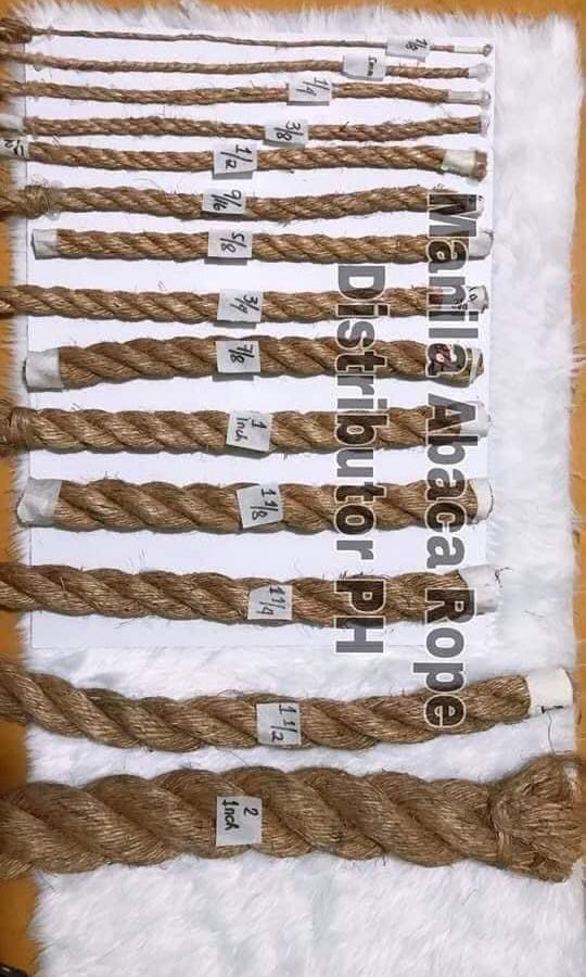 ABACA ROPE/PURE MANILA ROPE, Commercial & Industrial, Construction ...