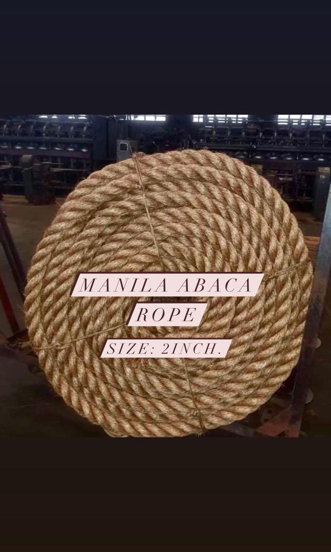 ABACA ROPE/PURE MANILA ROPE, Commercial & Industrial, Construction ...