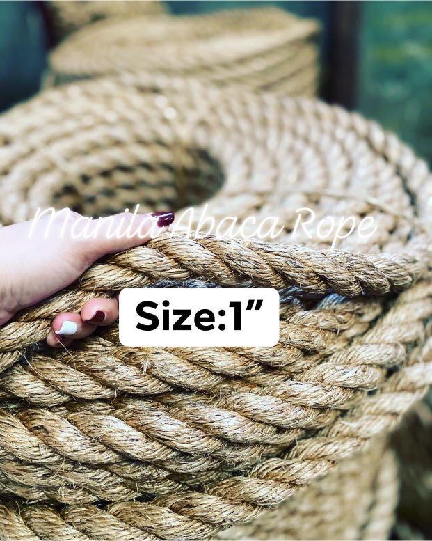 ABACA ROPE/PURE MANILA ROPE, Commercial & Industrial, Construction ...