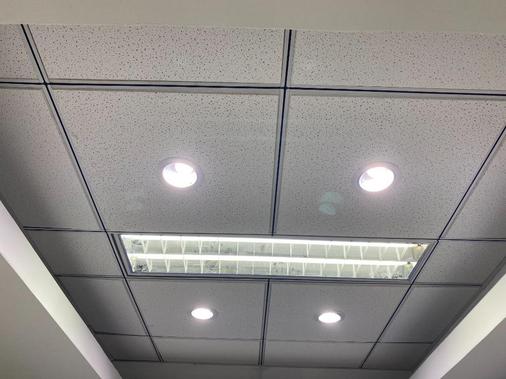 ACOUSTIC CEILING BOARD ON TEE RUNNERS, Commercial & Industrial ...