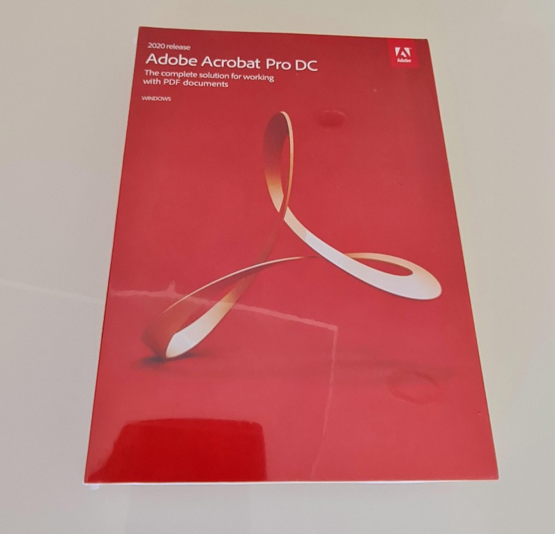 Adobe Acrobat Pro DC (2020 release), Computers & Tech, Parts ...