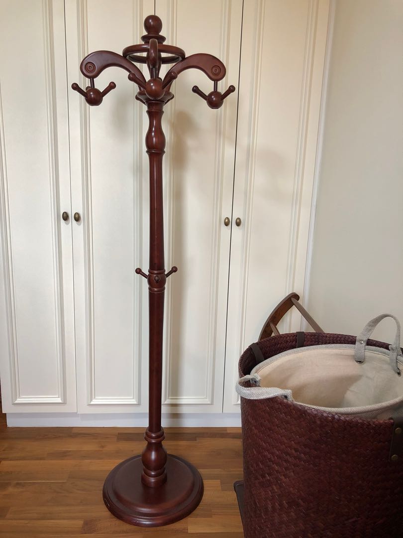 Antique Solid Teak Clothes Stand, Furniture & Home Living, Home Decor ...