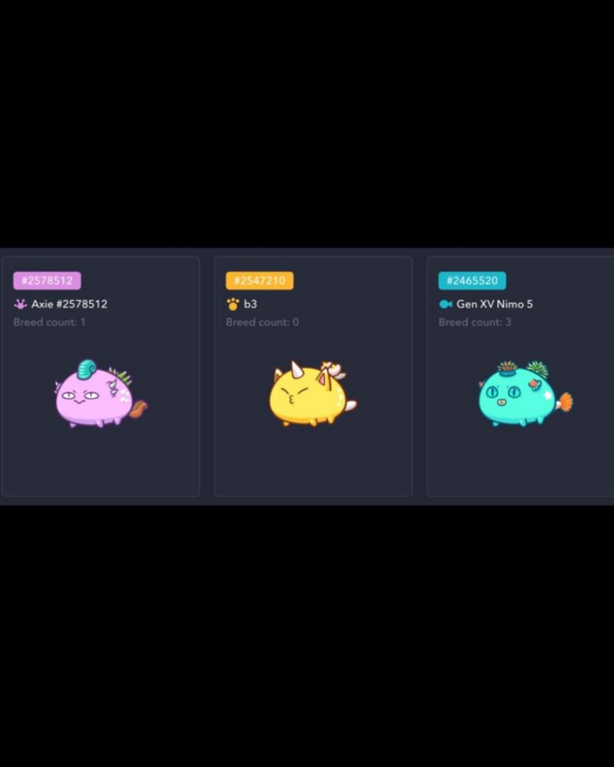 Axie infinity!! (Versatile Team ) Killer Beast, Zombie Fish, Tank ...