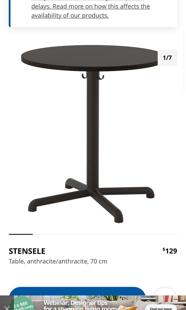 Bar Table Stand Ikea Stensele, Furniture & Home Living, Furniture ...