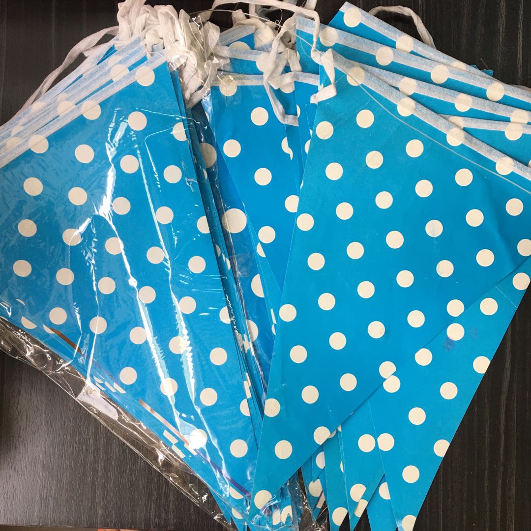 Blue White Banderitas, Hobbies & Toys, Stationary & Craft, Occasions ...