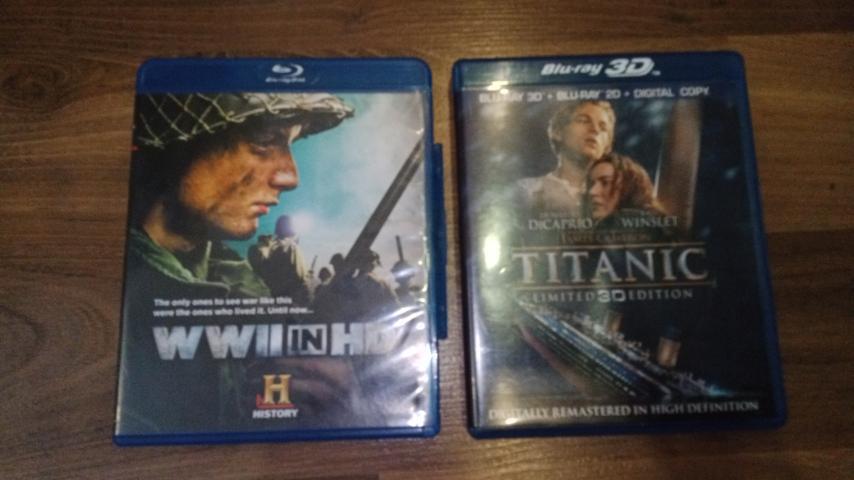 Blu-Ray DVD Bundle: Titanic and World War 2 in HD, Hobbies & Toys ...