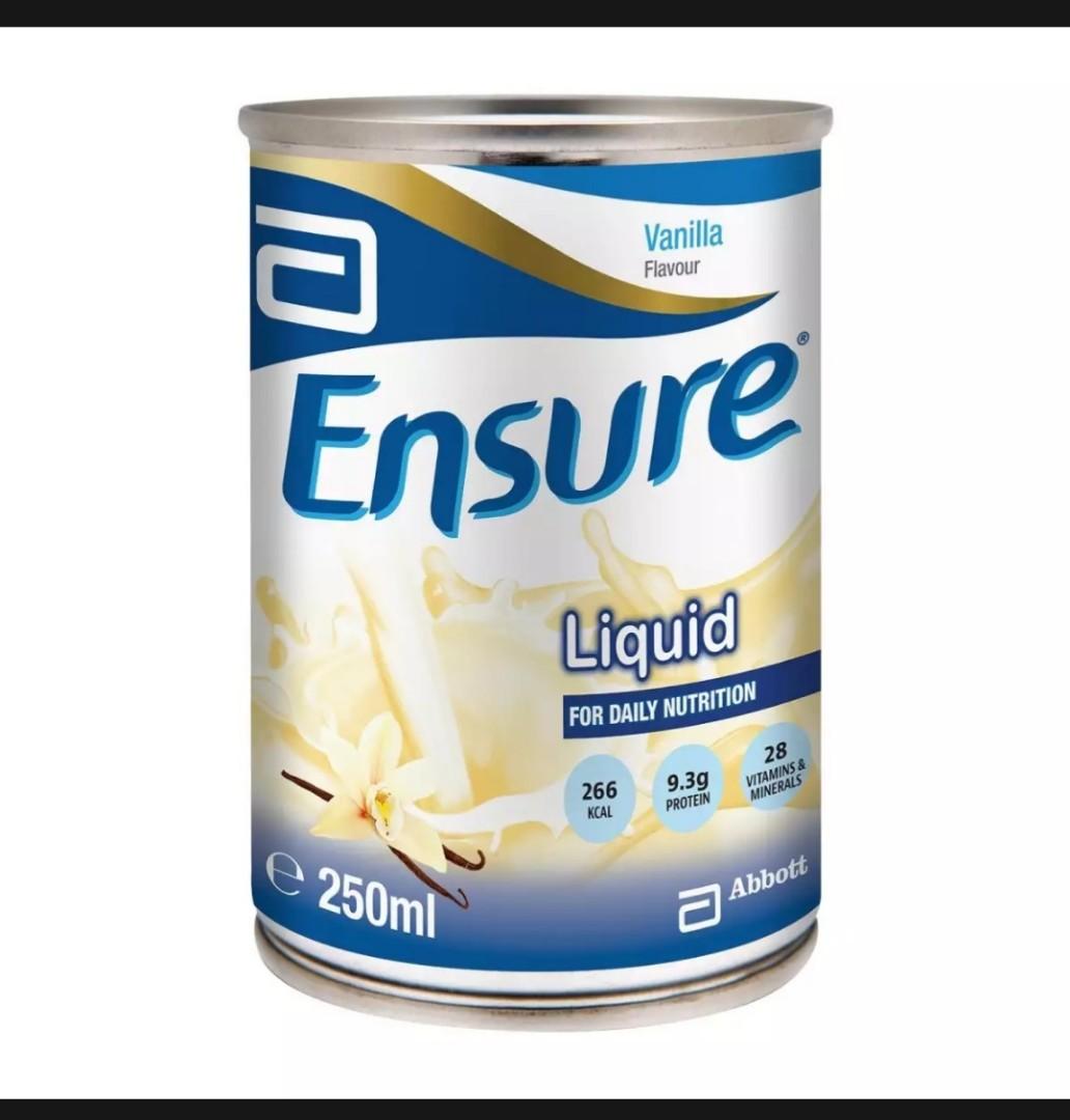 Brand New Ensure Liquid Vanilla 250 ml, Health & Nutrition, Health ...