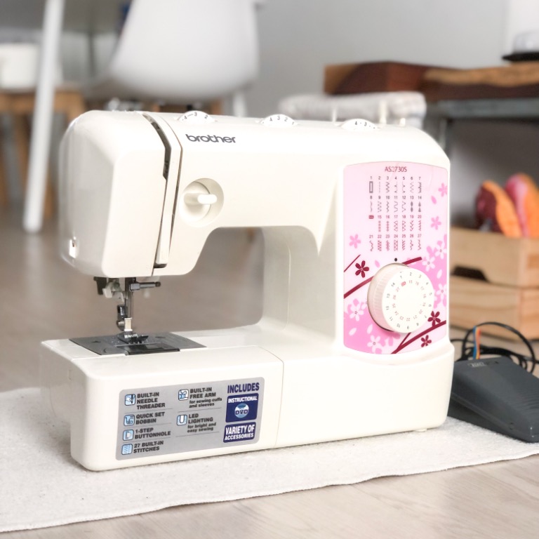 Brother AS2730S sewing machine with 27 built-in stitches and 1-step ...