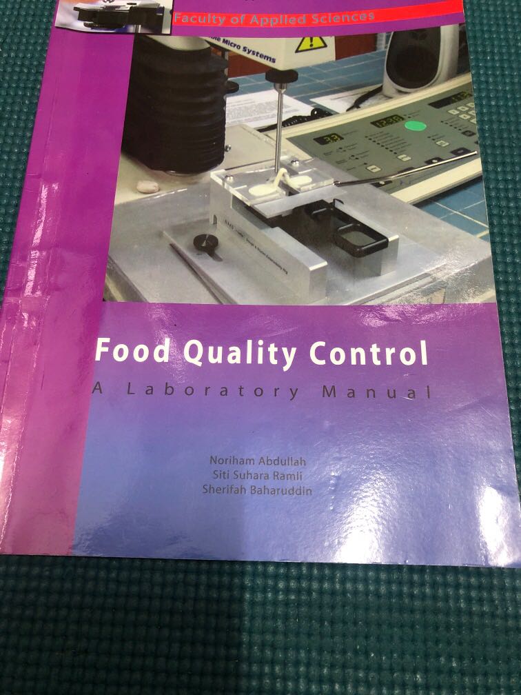 Buku uitm lab manual food quality control, Hobbies & Toys, Books ...