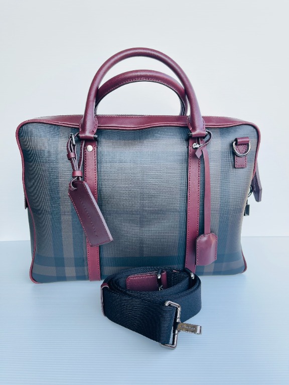 Burberry Laptop/Document Bag, Luxury, Bags & Wallets on Carousell