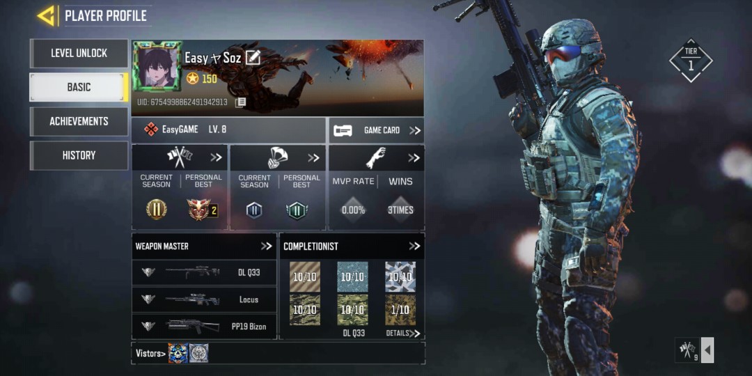 Call of duty acc for $70, Video Gaming, Video Games, Others on Carousell