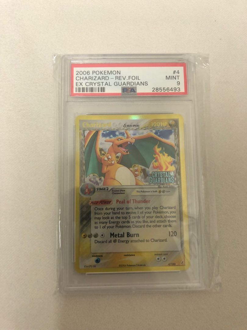 Charizard #4 Ex Crystal Guardian Delta Species rev holo PSA9 - 噴火龍 PSA ...