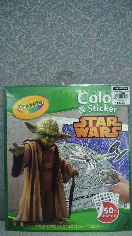 CRAYOLA Disney Star Wars Color and Sticker 32 Pages 4 Sticker Sheets ...