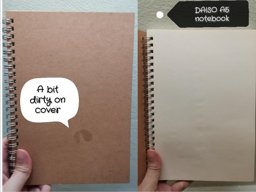 DAISO A5 Notebook 80 sheets, Hobbies & Toys, Stationery & Craft ...