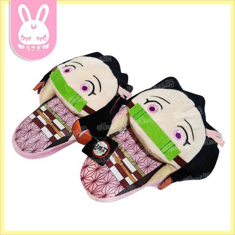 Demon Slayer Kimetsu no Yaiba Indoor Bedroom Plush Slippers - Kamado ...