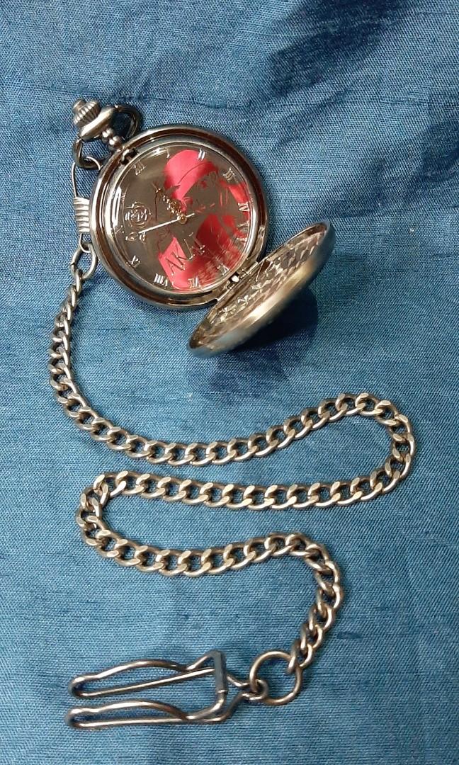 DETECTIVE CONAN AKAI POCKET WATCH, Hobbies & Toys, Memorabilia ...