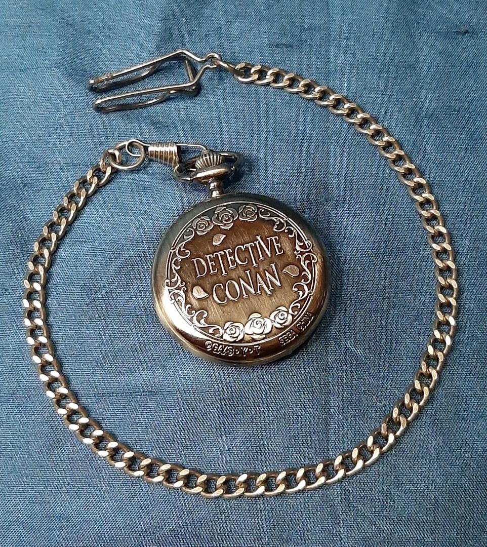DETECTIVE CONAN AKAI POCKET WATCH, Hobbies & Toys, Memorabilia ...