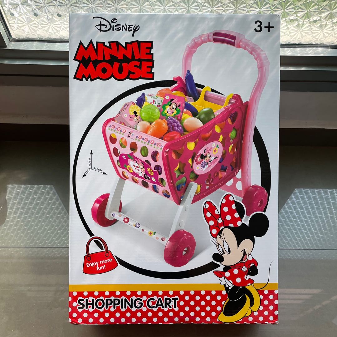 Disney Minnie Shopping Cart, Hobbies & Toys, Toys & Games on Carousell