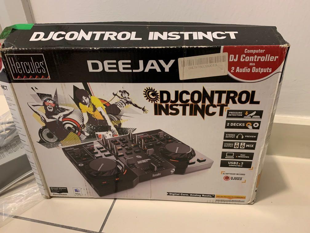 Dj control instinct Hercules Turntable, Hobbies & Toys, Toys & Games on ...