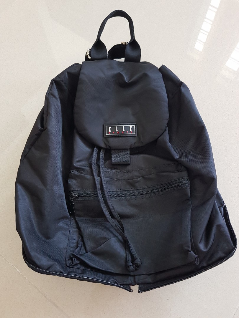 ELLE Foldable Backpack, Women's Fashion, Bags & Wallets, Backpacks on ...