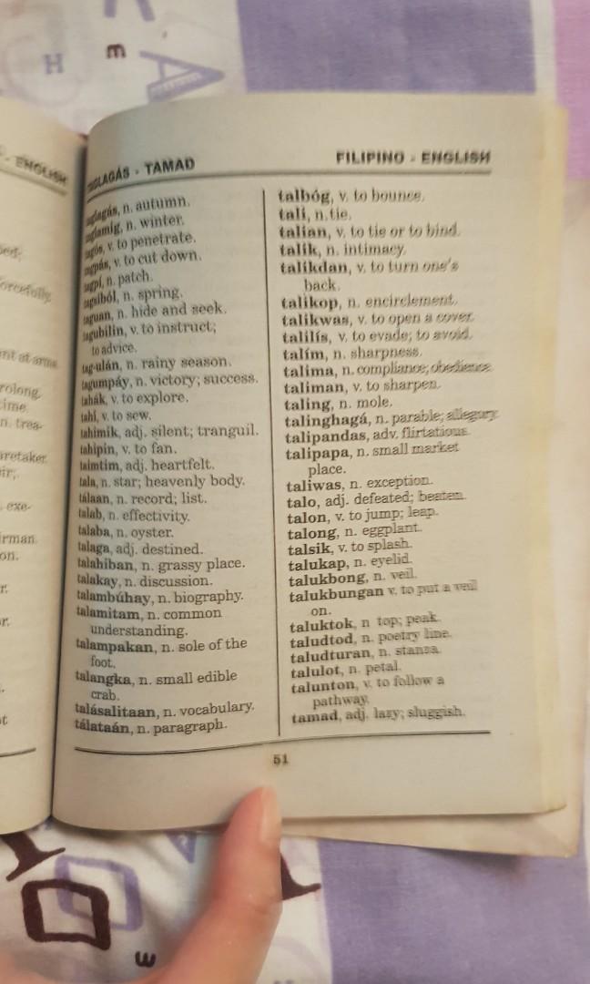 English Filipino Dictionary, Hobbies & Toys, Books & Magazines ...