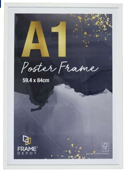 Frame for A1 Poster, Furniture & Home Living, Home Decor, Frames ...