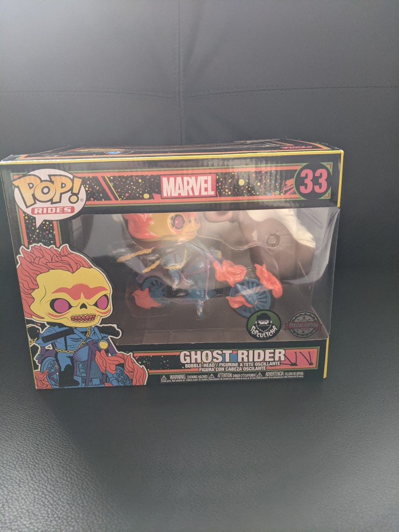 Ghost Rider Blacklight Funko Pop Popcultcha Exclusive, Hobbies & Toys ...