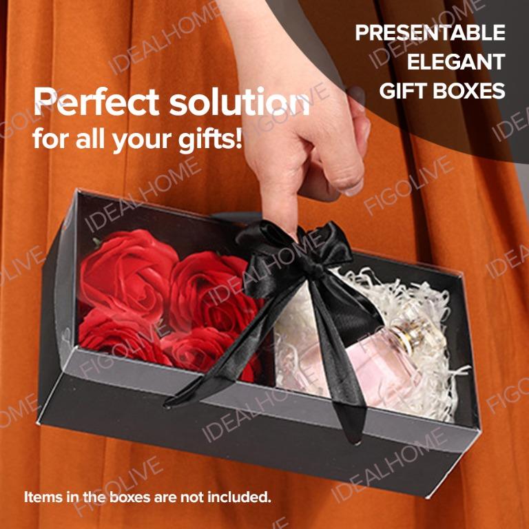 Gift Box with Transparent See through Cover for Presents and Teacher's ...