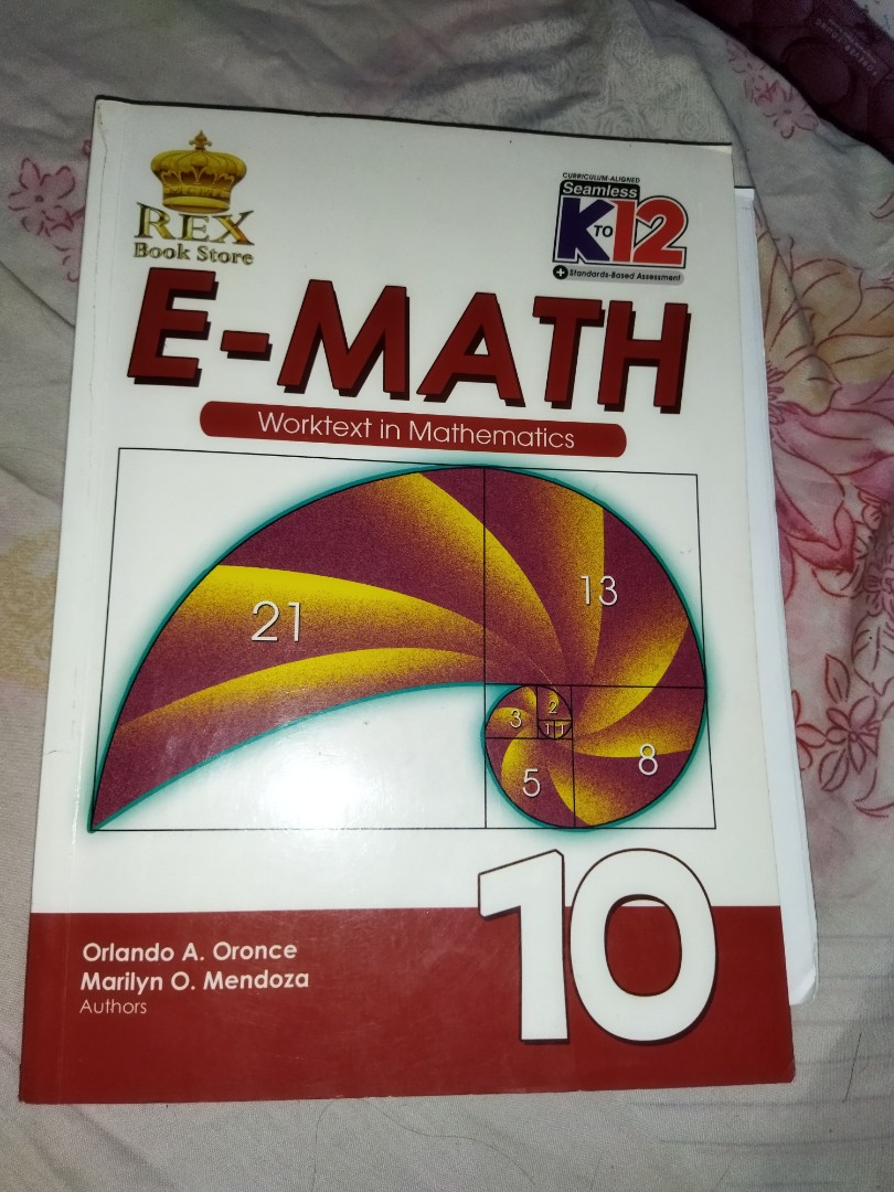 Grade 10 E-MATH Rex Bookstore, Hobbies & Toys, Books & Magazines ...