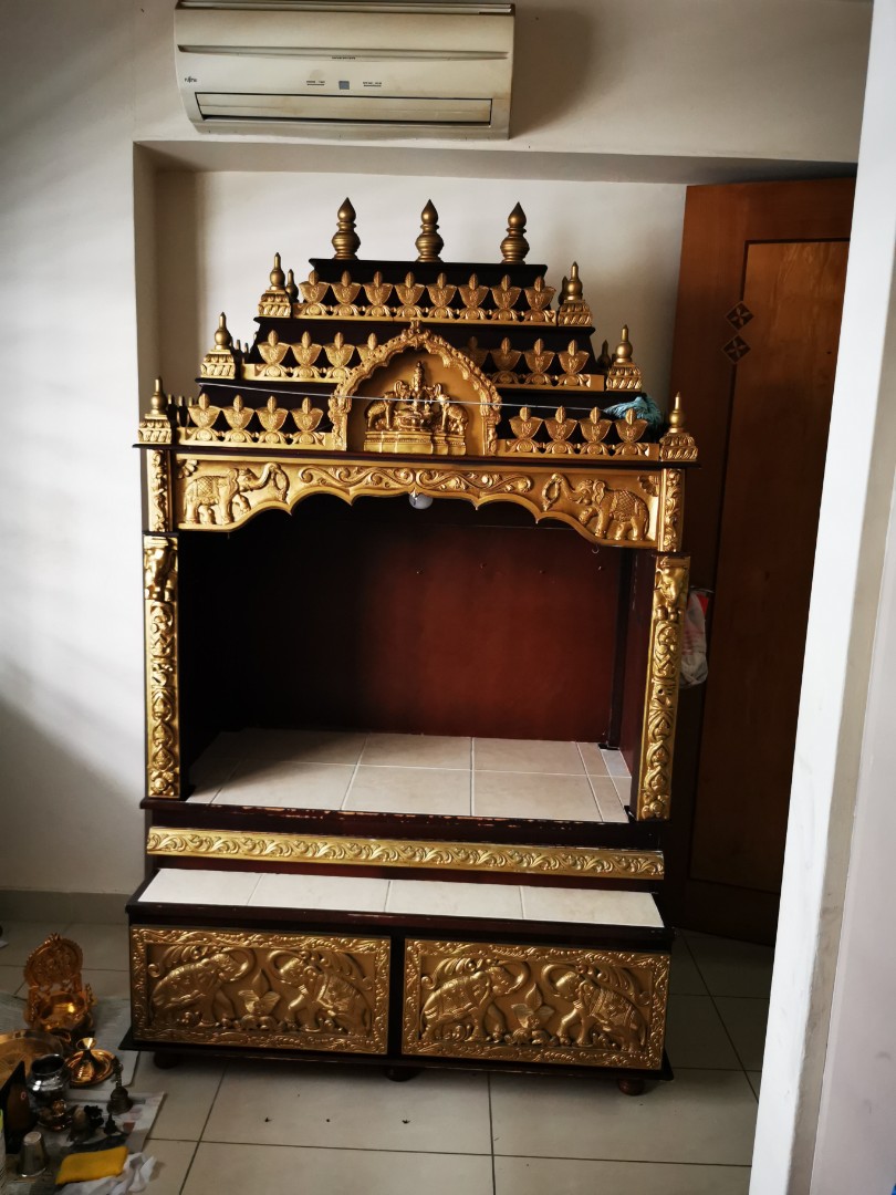 Hindu prayer alter, Furniture & Home Living, Furniture, Other Home ...