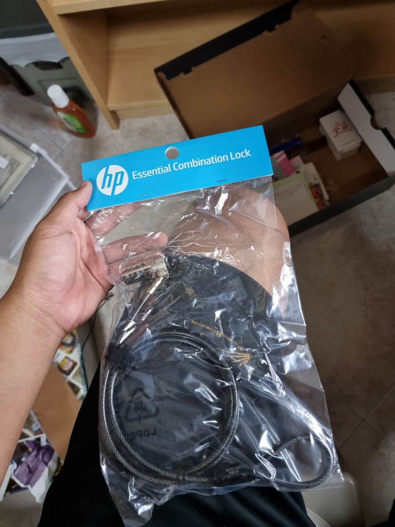HP Essential Combination lock, Computers & Tech, Parts & Accessories ...