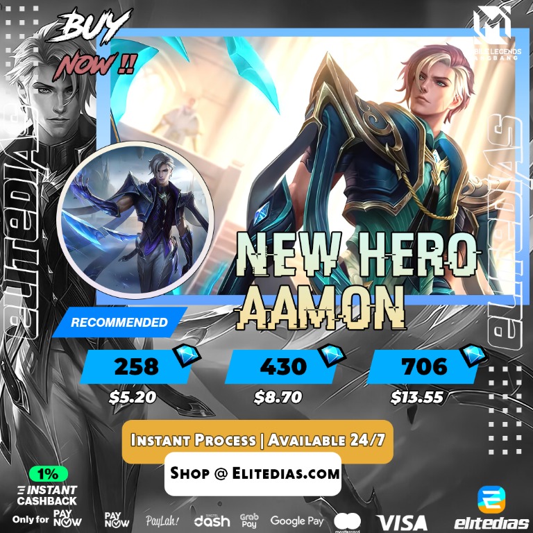 [Instant] Mobile Legends Major Event Day / Aamon / Lancelot / Karina ...