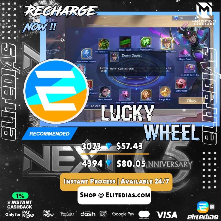 [Instant] Mobile Legends Major Event Day / Aamon / Lancelot / Karina ...