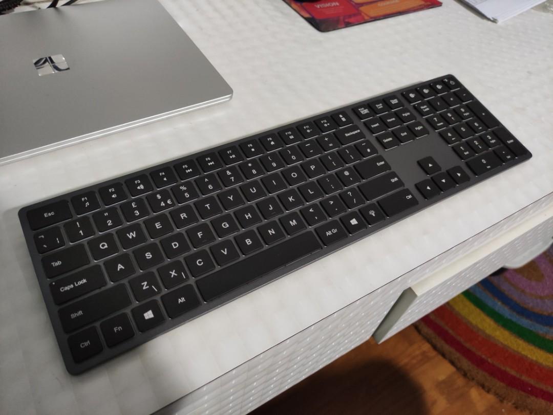 Jelly Comb Silent Backlit Keyboard 3 Bluetooth Device, Computers & Tech ...