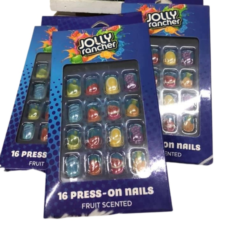 Jolly Rancher Kid’s press on nails, Babies & Kids, Babies & Kids ...