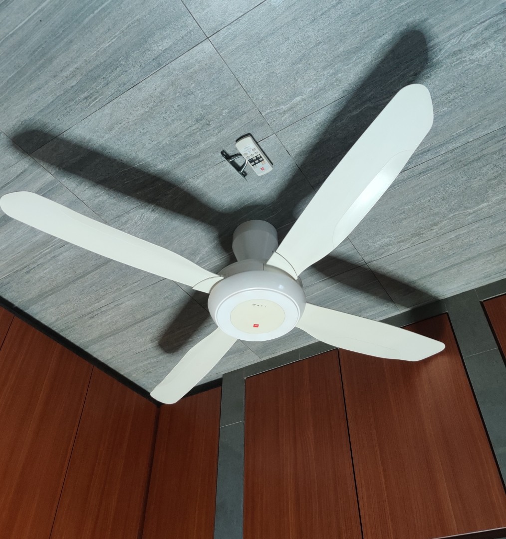 KDK Ceiling Fan R56SV with remote, Furniture & Home Living, Lighting ...