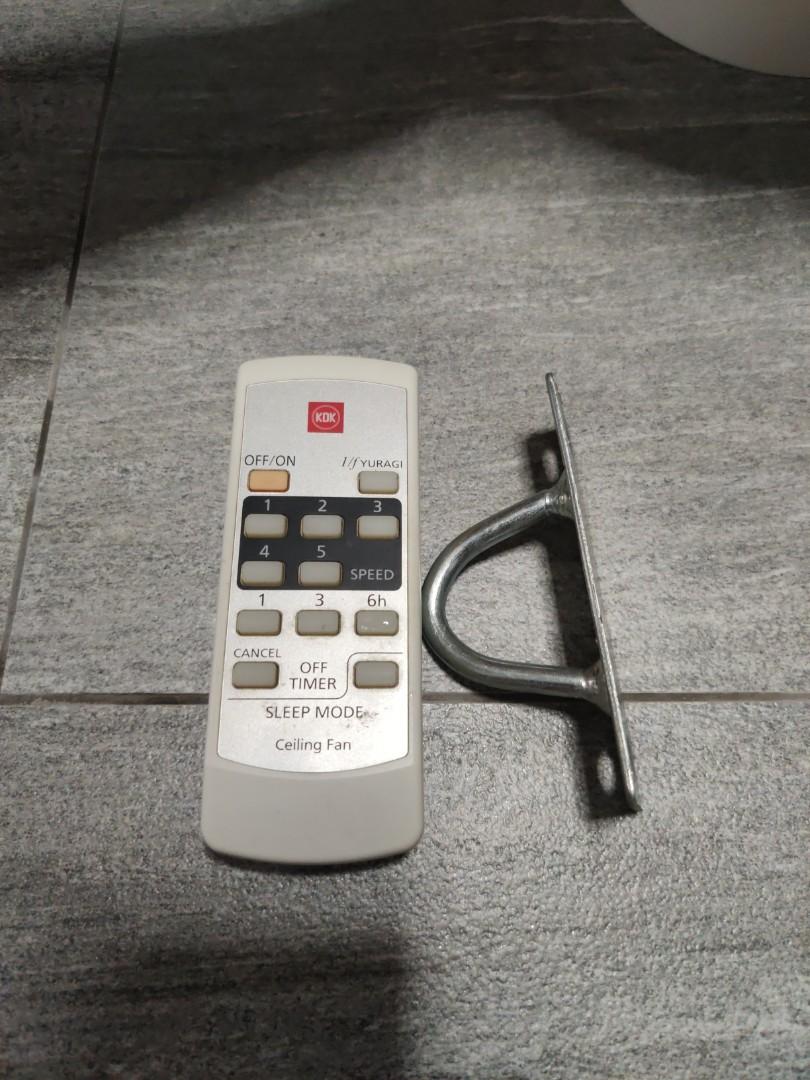 KDK Ceiling Fan R56SV with remote, Furniture & Home Living, Lighting ...