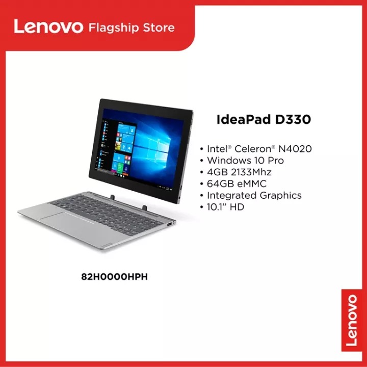LENOVO IDEAPAD D330 82H0000HPH 2IN1 (LAPTOP/TABLET) | CELERON N4020 ...