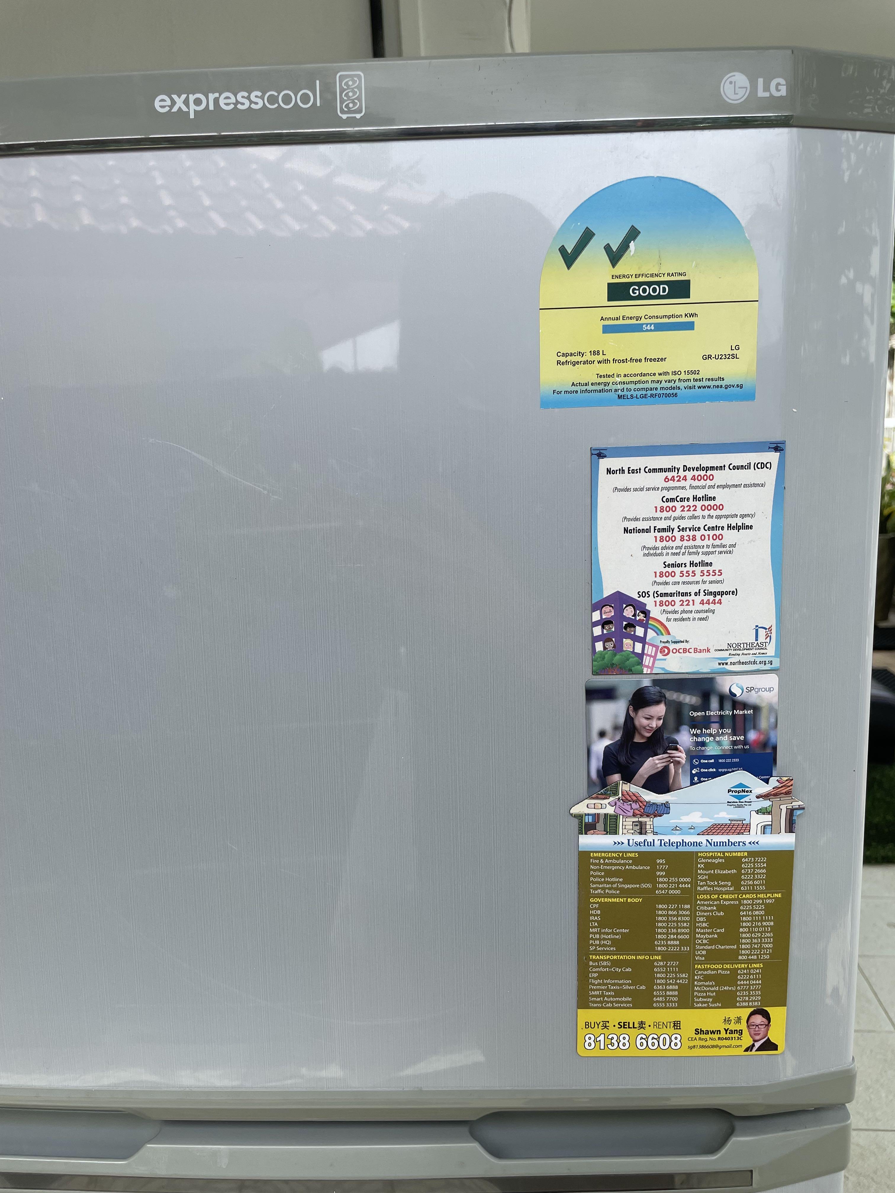 LG Expresscool Refrigerator (Fridge) (2 ticks), TV & Home Appliances ...