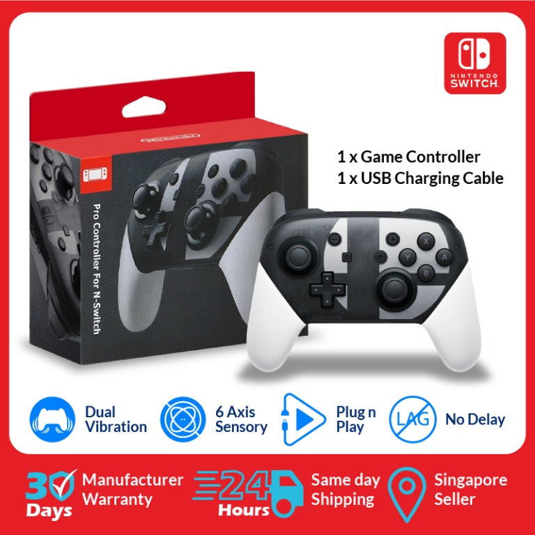 [Local Stocks] Nintendo Switch Pro Wireless Controller Gamepad Stripe ...