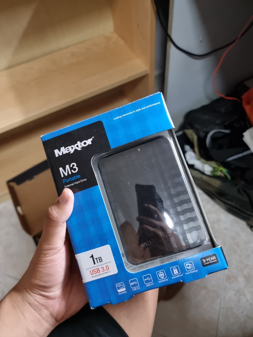 Maxtor M3 portable external hard drive, Computers & Tech, Parts ...