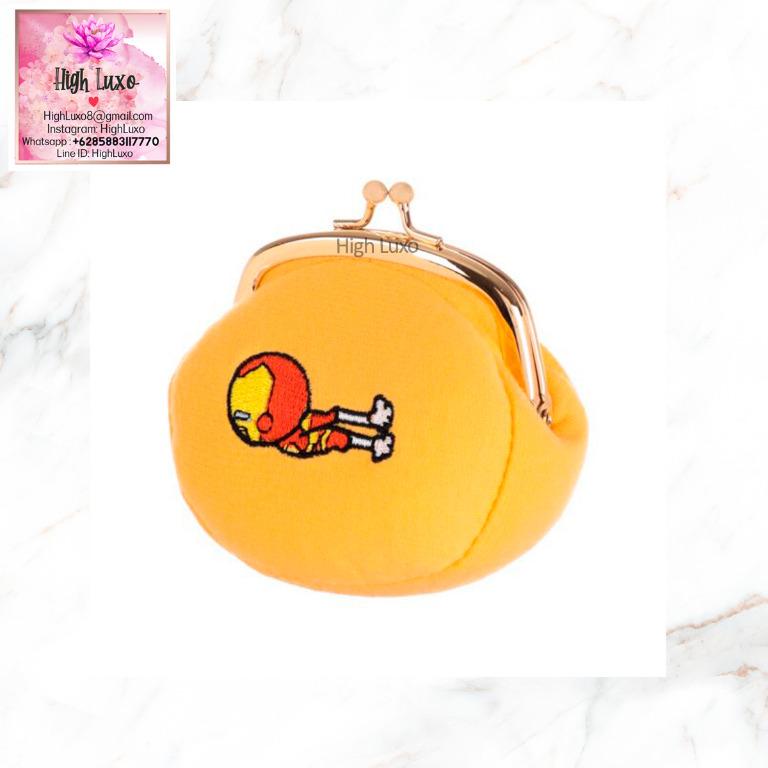 Miniso Official Dompet Koin Marvel Coin Purse Spiderman Avengers Red ...