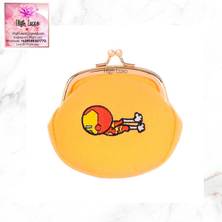 Miniso Official Dompet Koin Marvel Coin Purse Spiderman Avengers Red ...