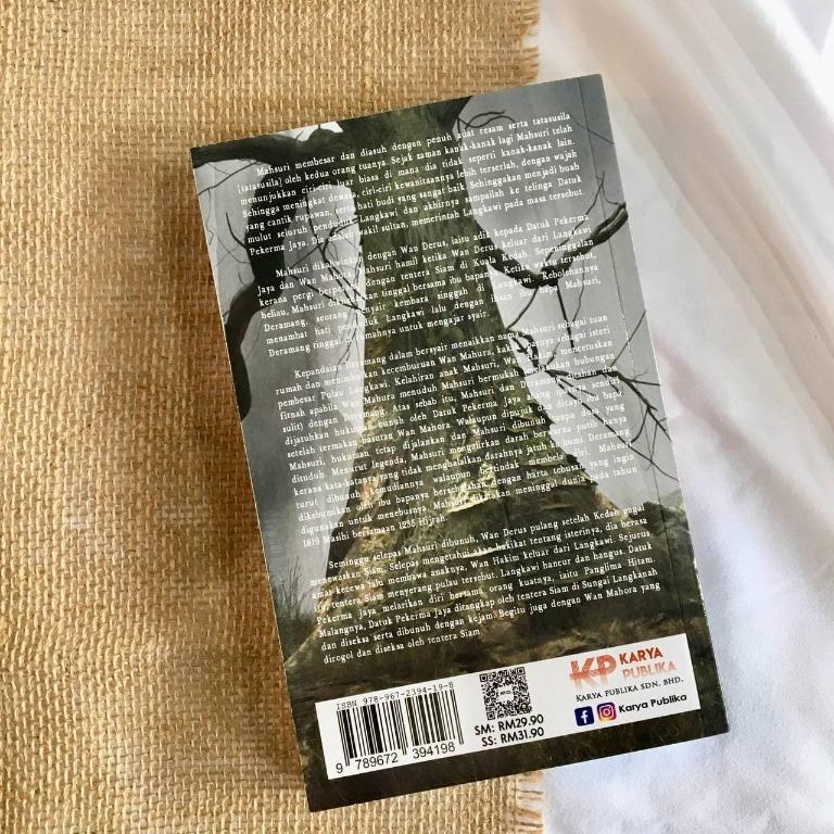 MISTERI SUMPAHAN MAHSURI BERDARAH PUTIH (NOVEL), Hobbies & Toys, Books ...