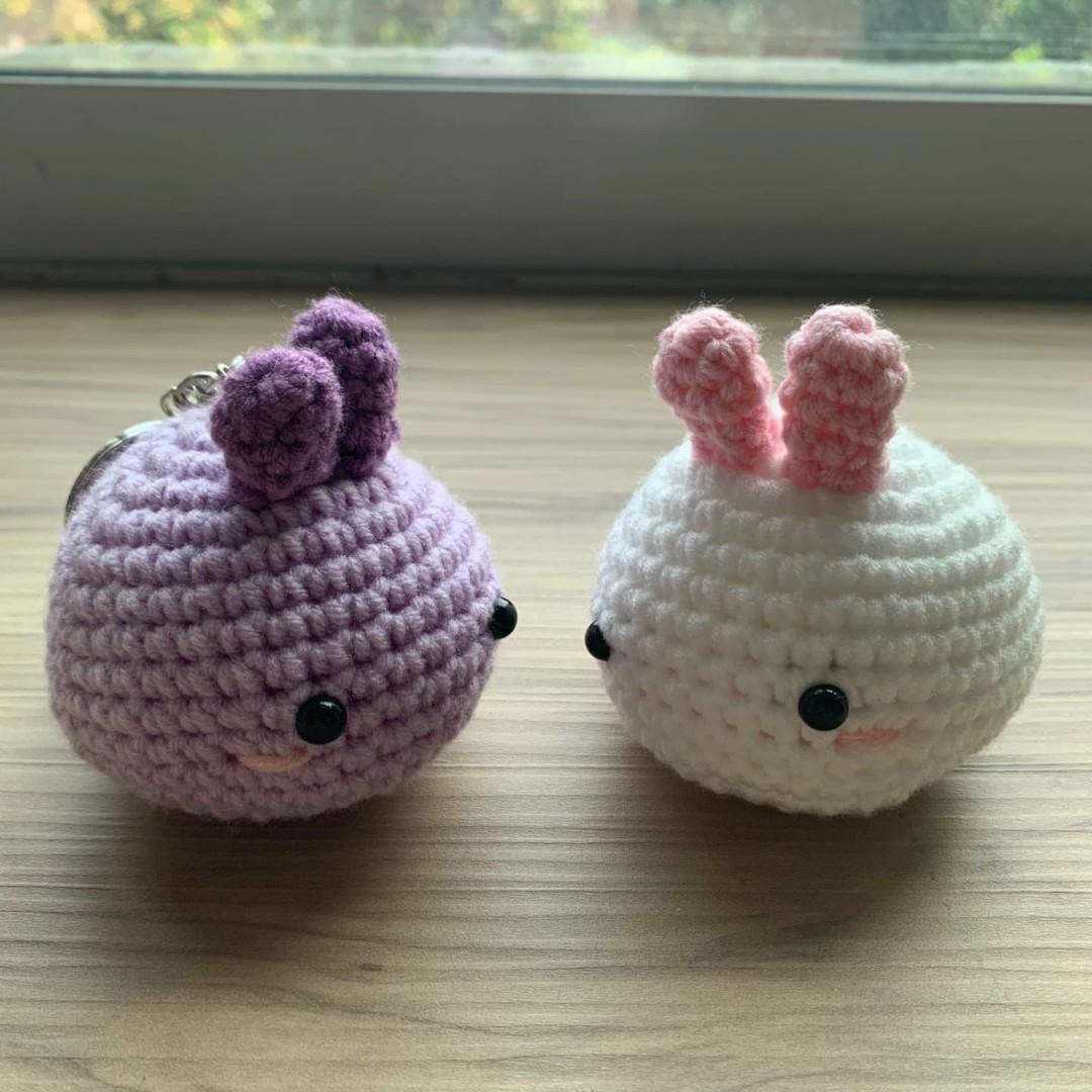Cute Mochi Bunny Amigurumi Crochet, Hobbies & Toys, Stationery & Craft ...