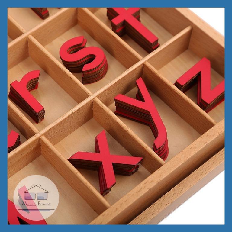 Montessori Small Moveable Alphabets / Movable Alphabets, Hobbies & Toys ...
