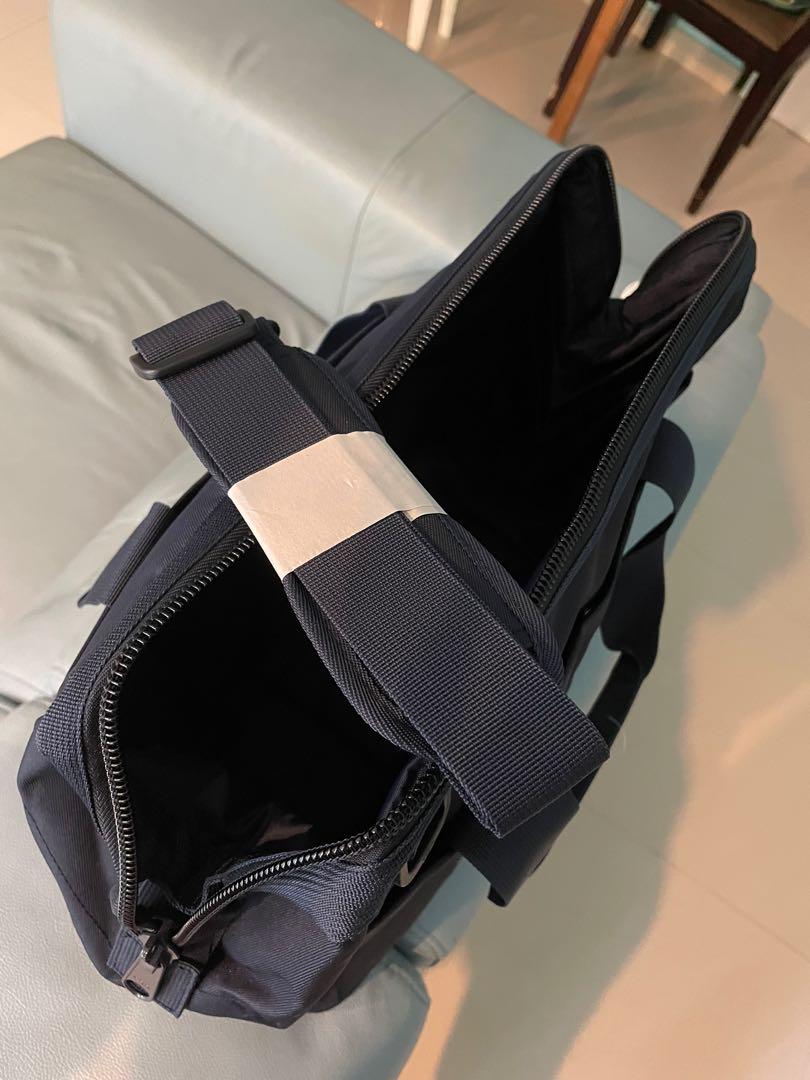 MUJI boston bag (expandable), Men's Fashion, Bags, Sling Bags on Carousell