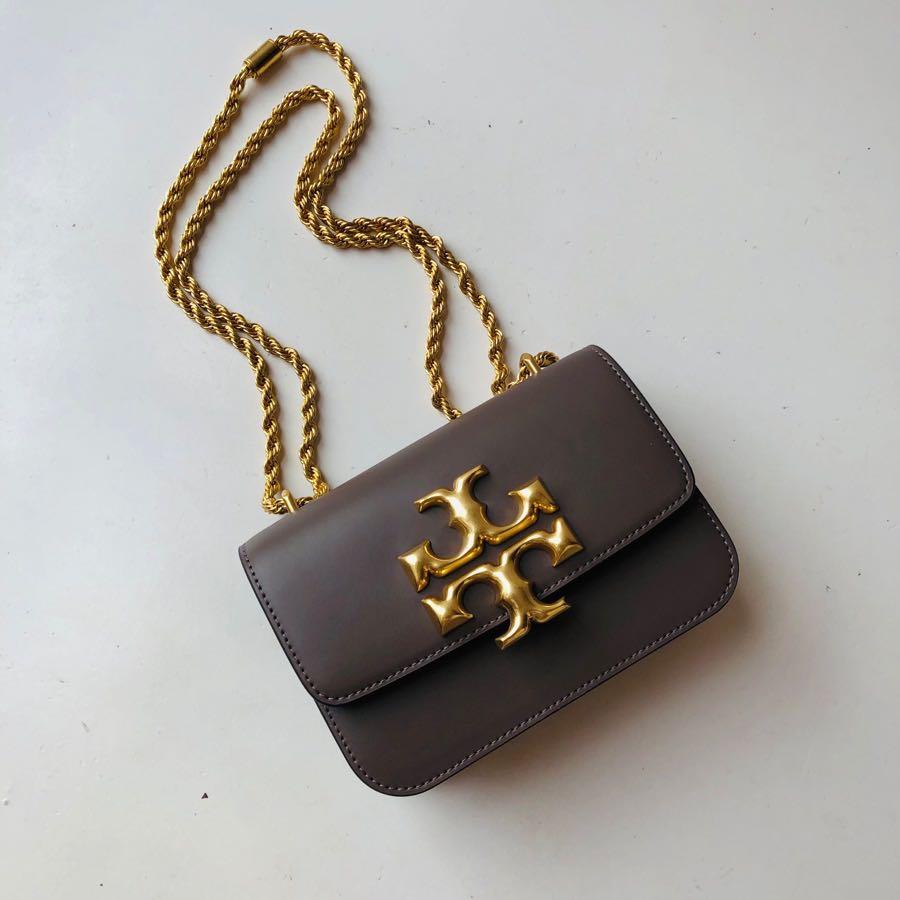 New colour~ TB Eleanor Small chain Bag brown, Luxury, Bags & Wallets on ...
