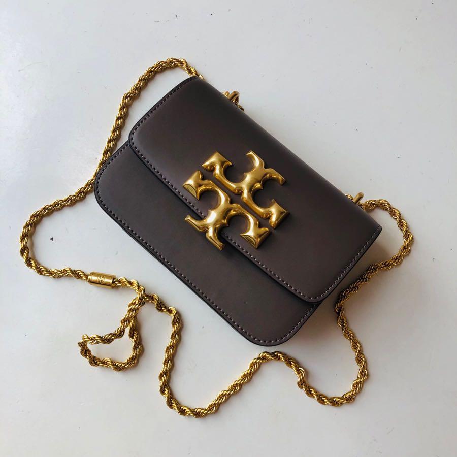 New colour~ TB Eleanor Small chain Bag brown, Luxury, Bags & Wallets on ...